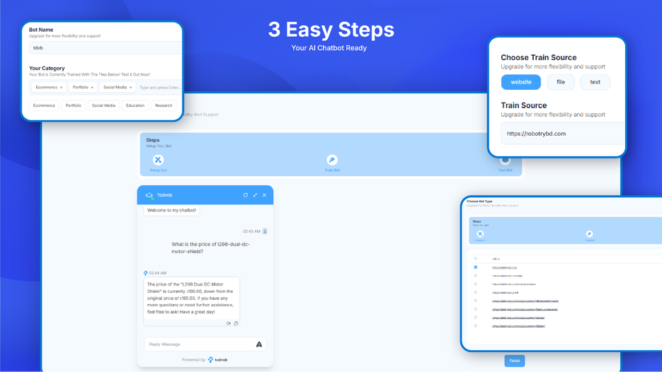 Todvob - Create AI chatbots for support and sales | AppSumo