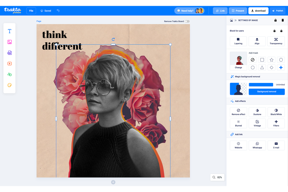 Trakto - Create marketing materials in minutes | AppSumo