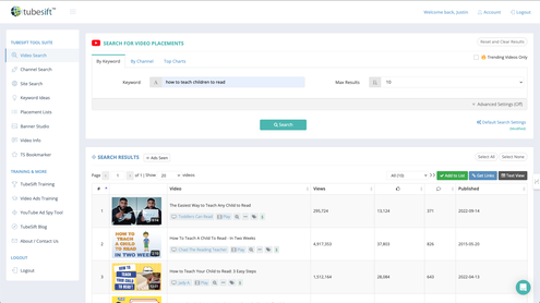 TubeSift - Build hyper-targeted YouTube audiences | AppSumo