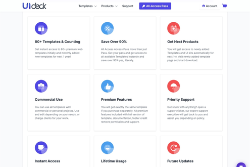 UIdeck - Build websites using HTML templates | AppSumo