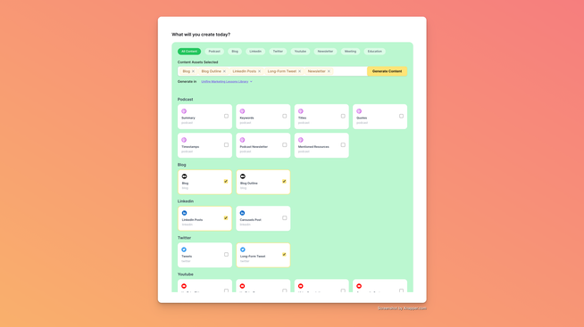 Unifire.ai - Repurpose text and media content with AI | AppSumo