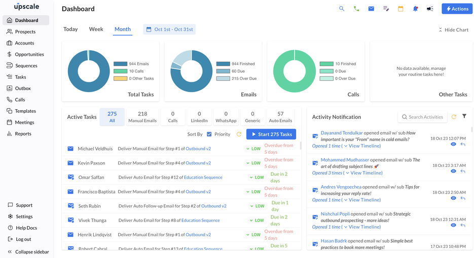 Upscale - Sales outreach platform for SaaS brands | AppSumo