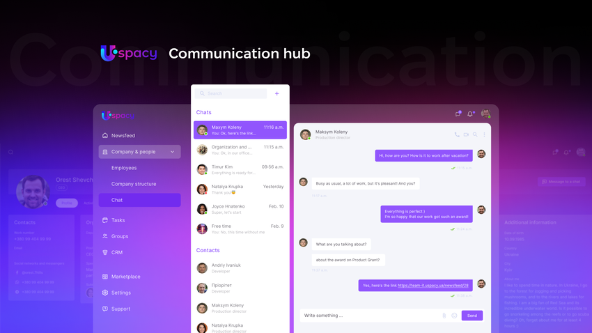 Uspacy - Chat, collaborate, & use the built-in CRM | AppSumo