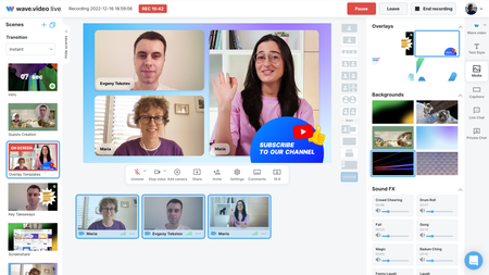Wave.video - Edit, record, host, and stream videos | AppSumo
