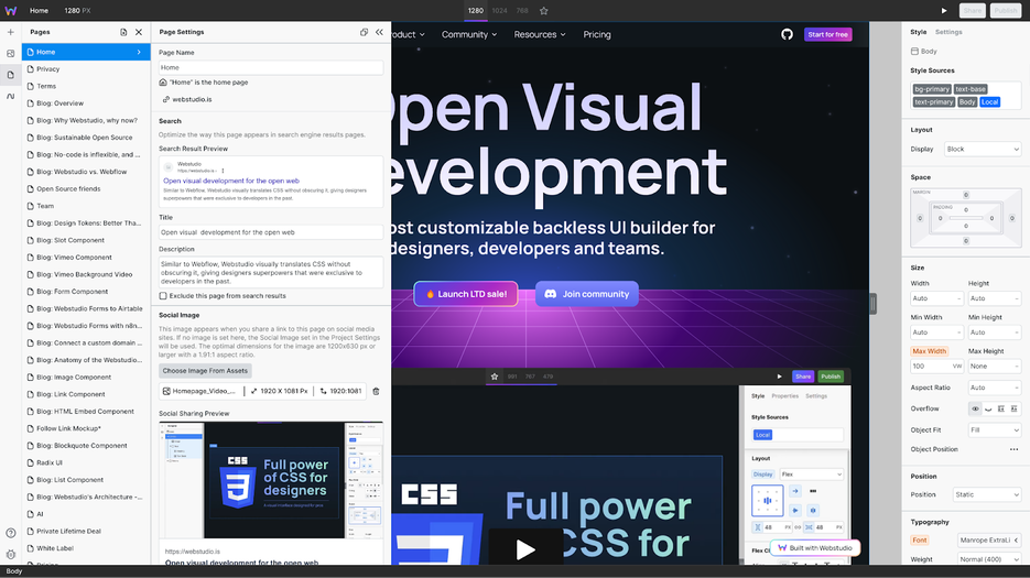 Webstudio - Build fast, dynamic sites without code | AppSumo