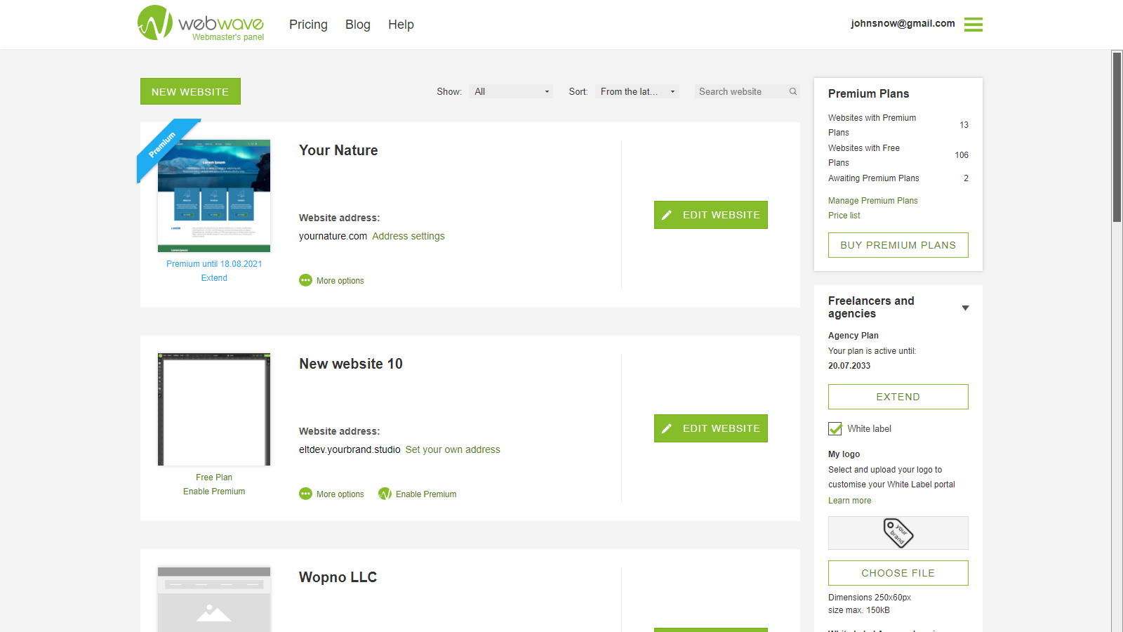 WebWave - Create professional websites with no code | AppSumo