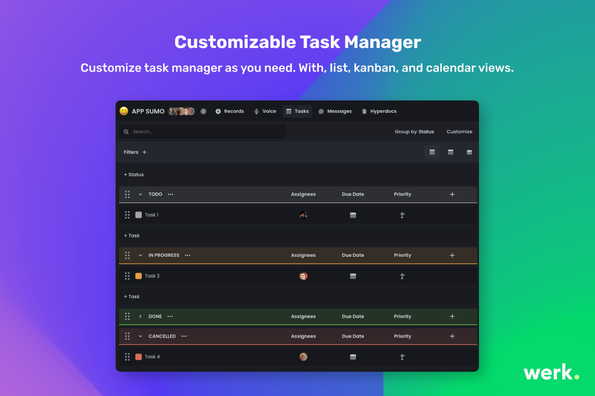 Werk - Complete toolkit for asynchronous work | AppSumo