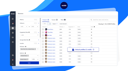Wobb - Simplify influencer marketing | AppSumo