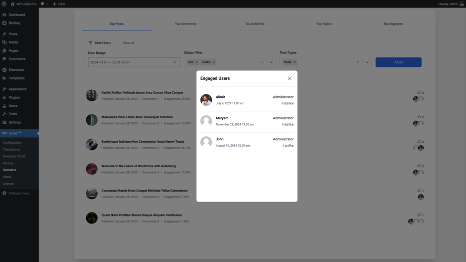 WP ULike Pro - All-in-one engagement toolkit | AppSumo