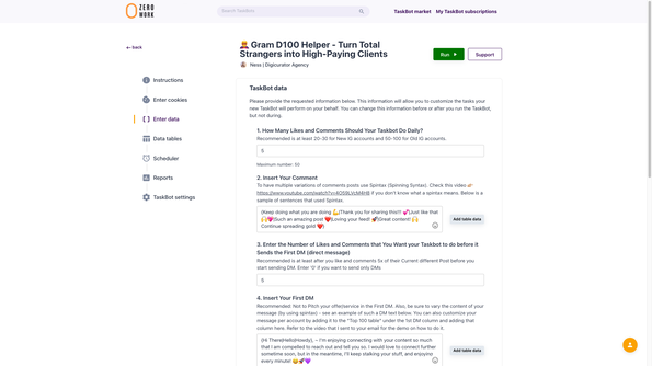 ZeroWork Creator App - Build and monetize automated TaskBots | AppSumo
